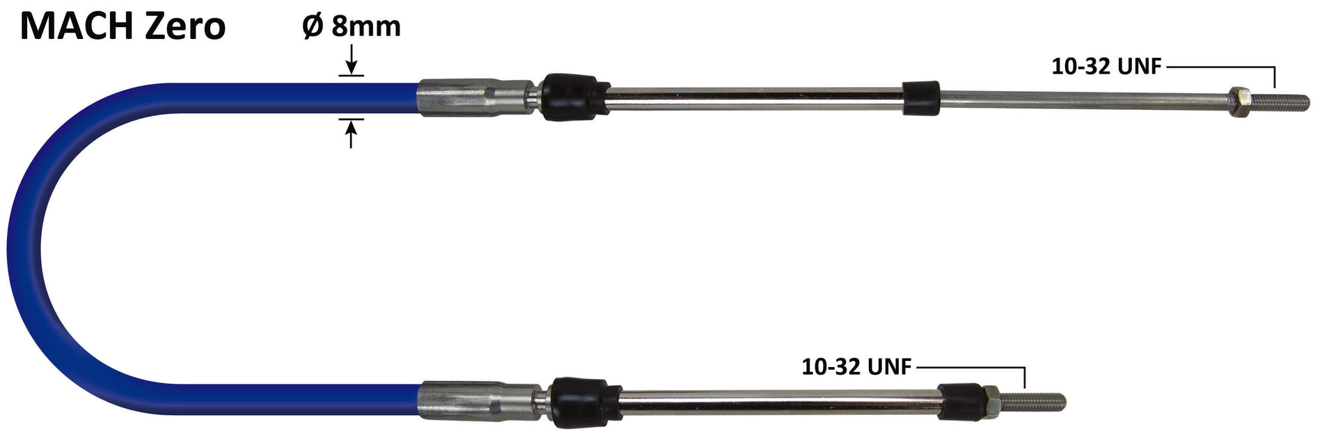 Ultraflex Mach Zero 33C Control Cable — T.Norris Marine